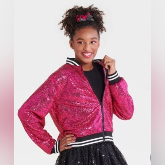 Hyde & EEK! | Jackets & Coats | Hyde Eek Sequin Pop Star Jacket Osfm ...